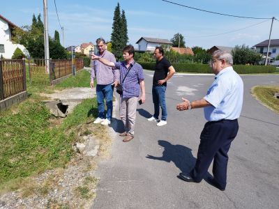 Milan Rezo sa suradnicima obišao teren Općine Cestica - Općina Cestica